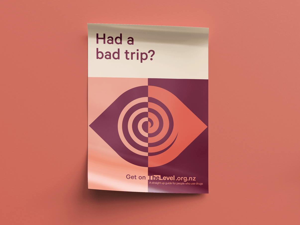 The Level 'Bad Trip?' poster - A3 – NZ Drug Foundation