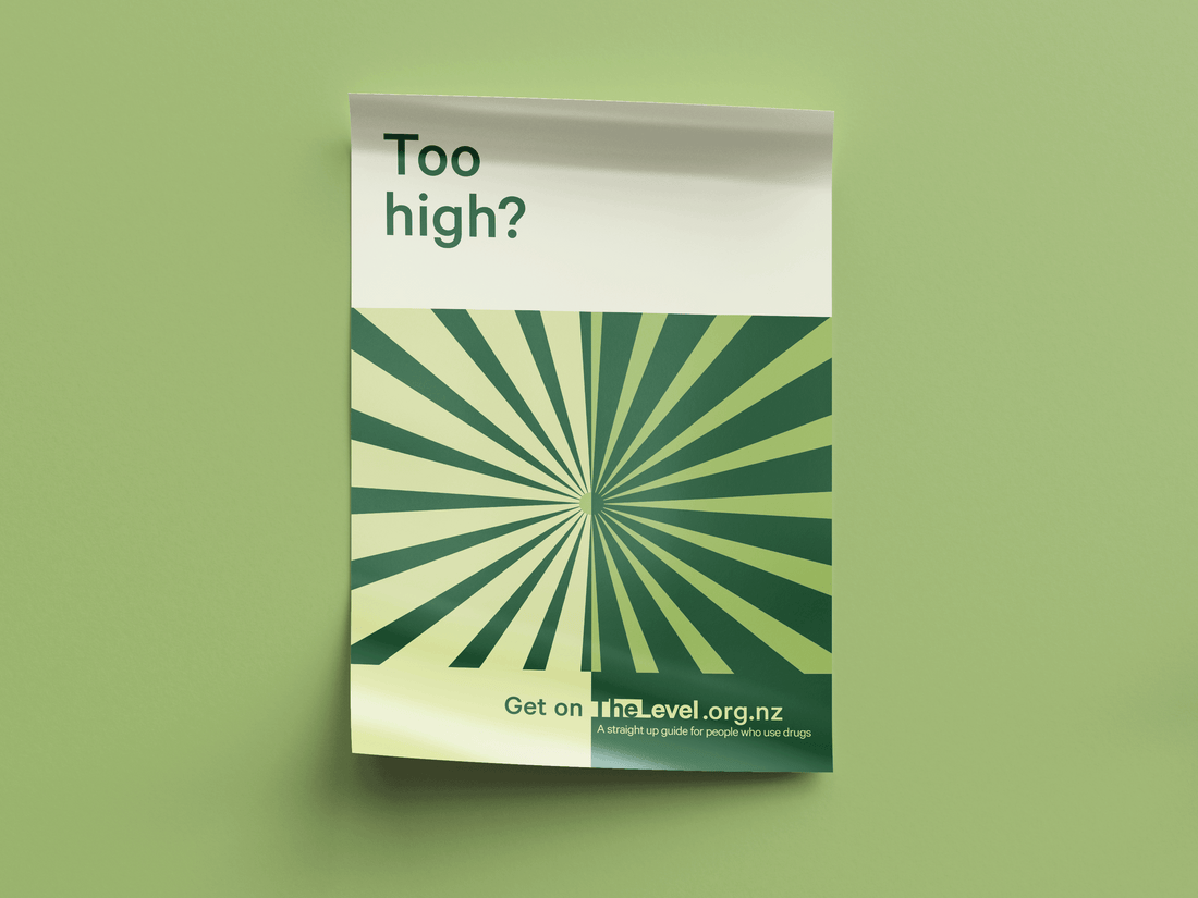 The Level 'Too High?' poster - A3 – NZ Drug Foundation